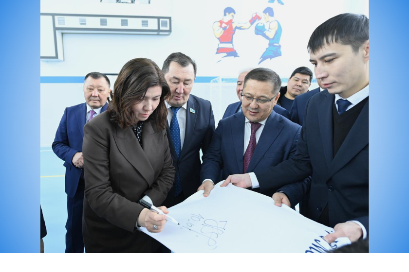 В отдаленном селе Кызылординской области открыта современная школа ...